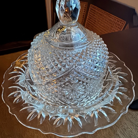 Antique | Dining | Elegant Antique Crystal Butter Bell | Poshmark